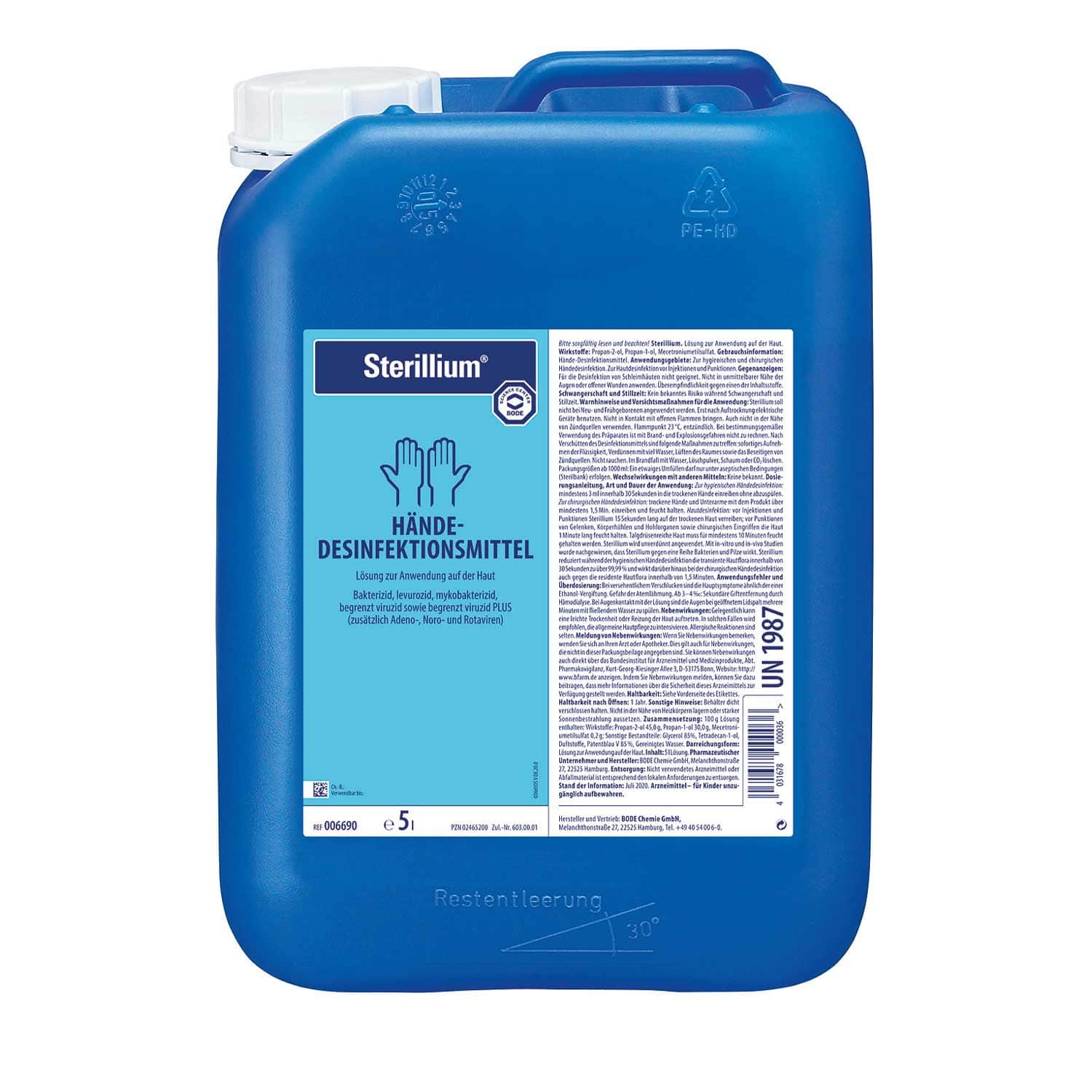 Sterillium Hand Sanitizer 5 litres | Hand Sanitiser – EconoMed