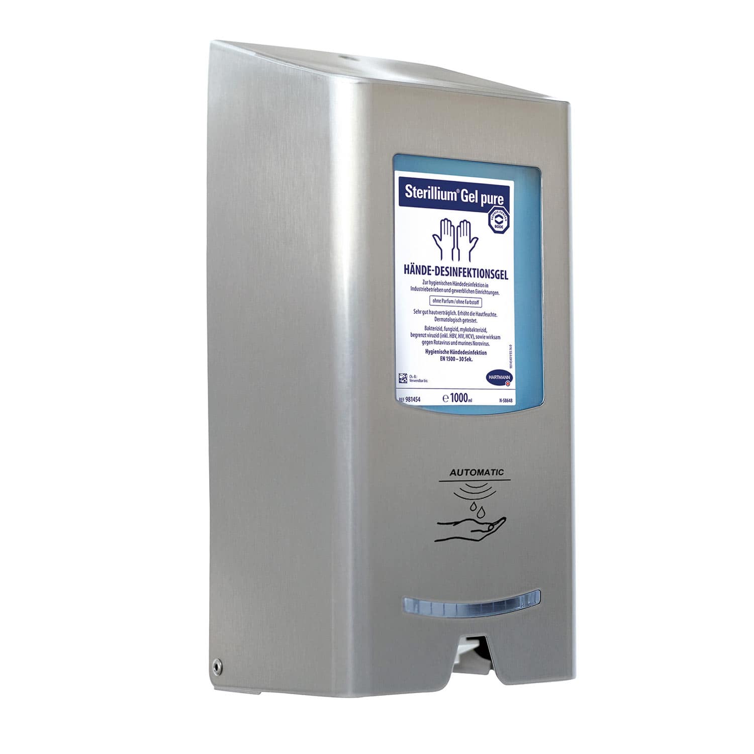 CleanSafe Dispenser Extra Touchless - Stainless Steel | Wall-Mounted ...