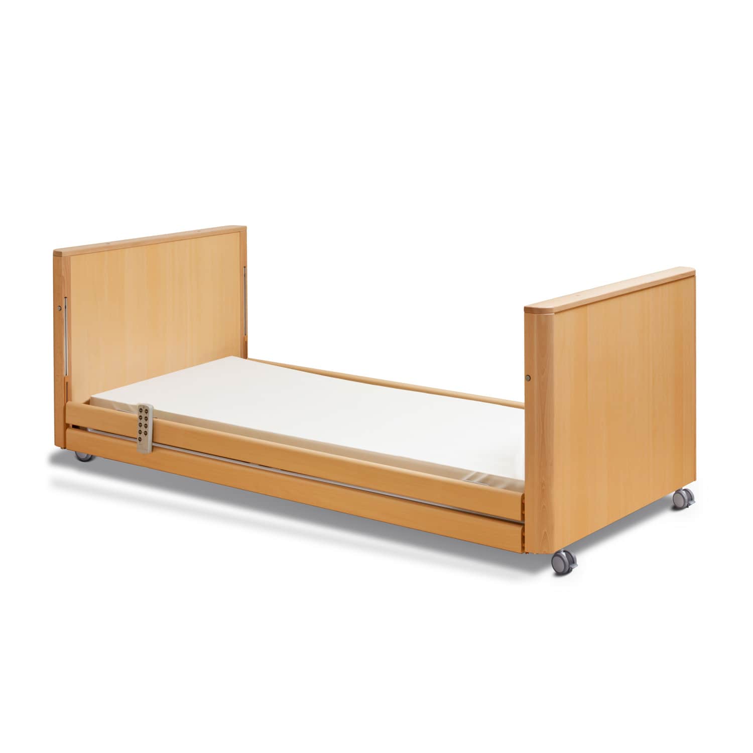 Aldena Nursing Bed with wooden slatted base | Batteries, Blankets ...