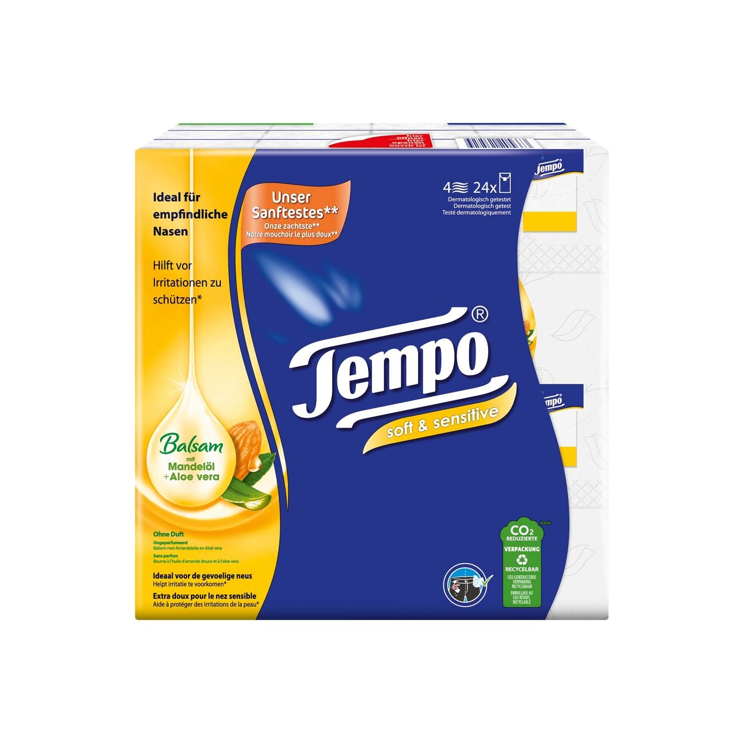 TEMPO Tissues Soft & Sensitive Individual packs | Multipurpose Towels ...