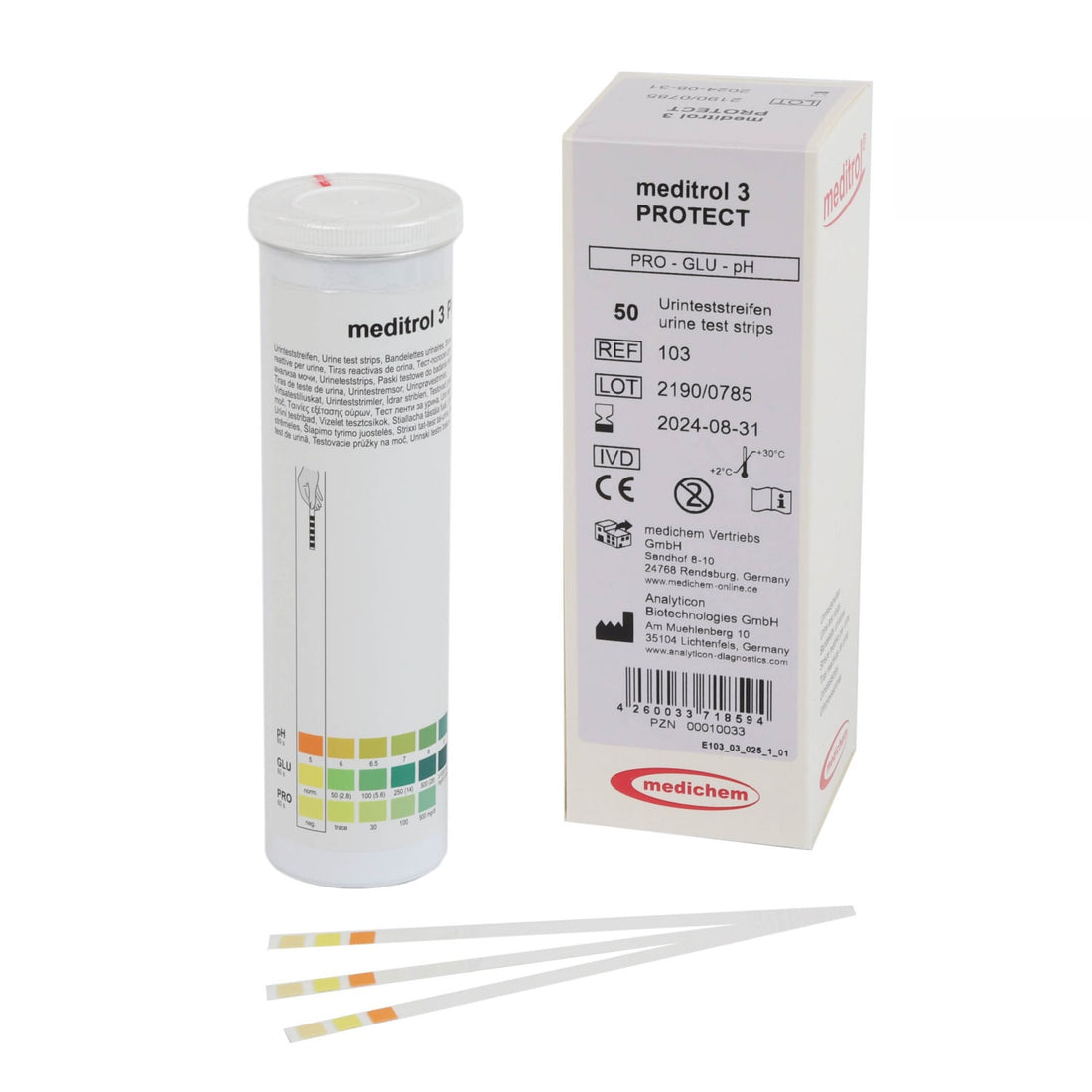 meditrol(r) 3 Urine Test Strips | Urine Test Strips – EconoMed