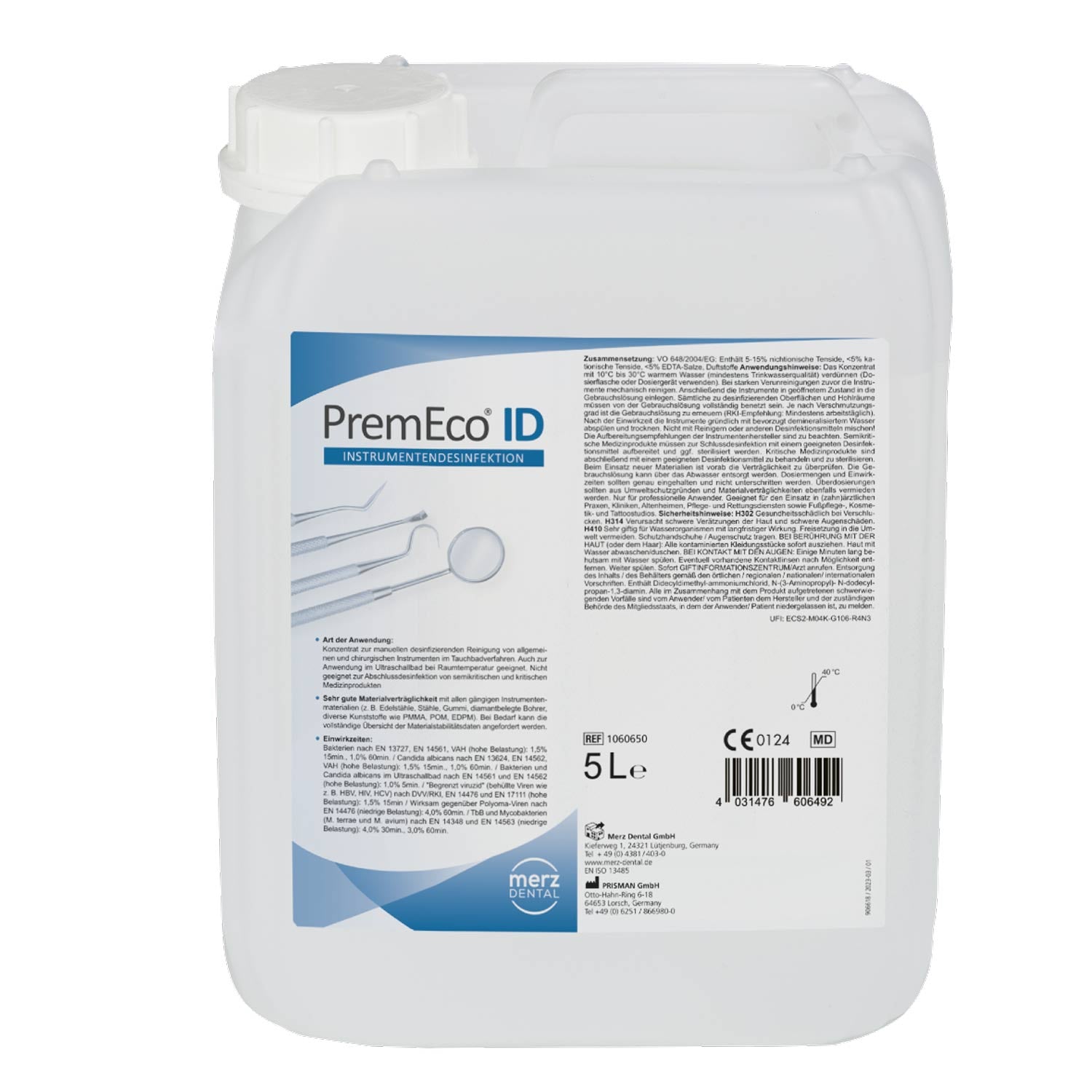 PremEco(r) ID 5 Litre Canister | Instrument Disinfection – EconoMed