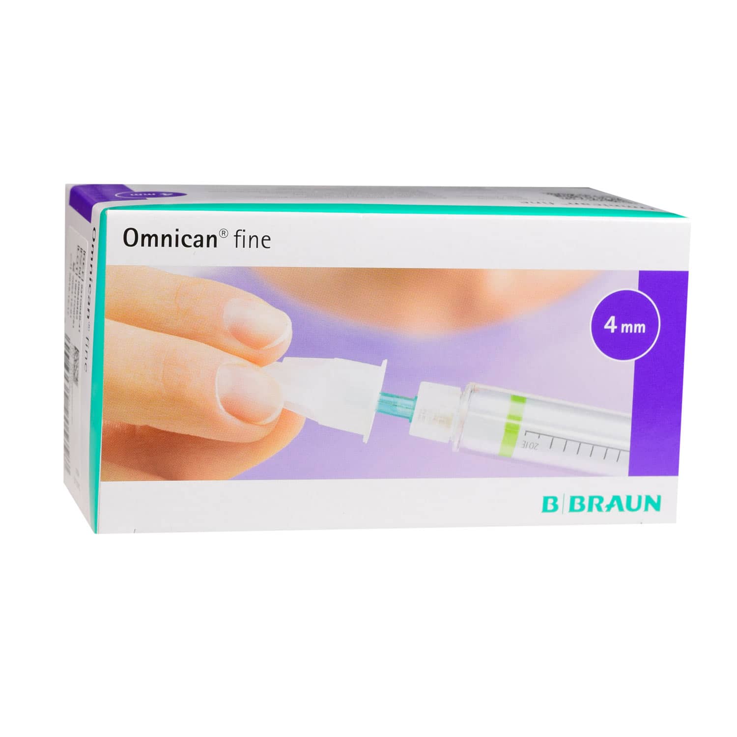 Omnican(r) fine insulin needles 31G, 0,25 x 4 mm (violet) | Single-Use ...